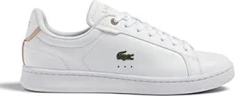 Lacoste Femme 45sfa0083 Baskets Courtes, Blanc/Rose, 38 EU