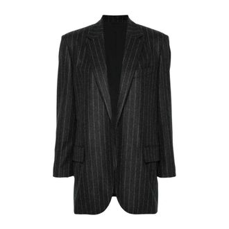 Brunello Cucinelli Nadelstreifen-Wollblazer - - Jackets - Damen - Grau - XS