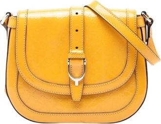 Gucci Sac bandouli&egrave;re Stirrup Pre-owned - Femme - Pre-owned - Jaune - Taille: ONE Size