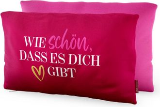 La Vida Kissen aus Baumwolle, Wie sch&ouml;n, DASS es Dich gibt
