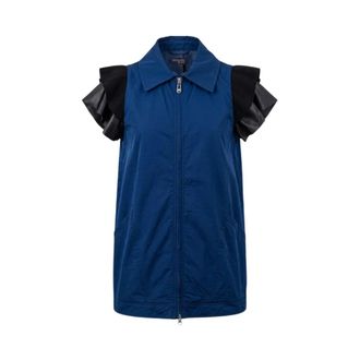 Trussardi Veste courte zipp&eacute;e - Femme - Vestes - Bleu - Taille: 38 FR