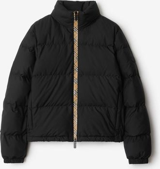 Burberry Doudoune Ambleside avec bande Check, Size: XXS