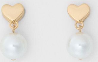 Maje Boucles DOreille Perles - Dor&eacute; - Maje