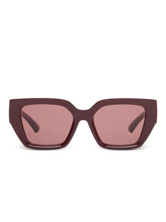 Burberry Sunglasses lunettes de soleil EKD à monture rectangulaire - Marron