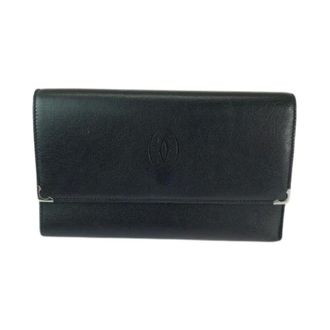 Cartier Portefeuille Pre-owned Must Line en cuir noir - Femme - Pre-owned - Noir - Taille: ONE Size