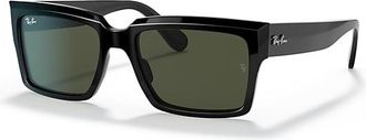 Ray-Ban Inverness Sonnenbrillen Schwarz Fassung Grün Glas 54-18