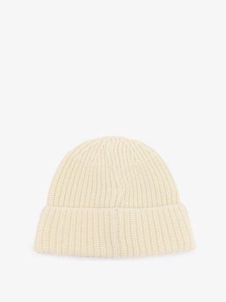 Stone Island Mens Hat Geelong Virgin Wool White