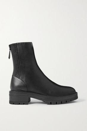 Aquazzura Saint Honor&eacute; 50 Sock Boots Aus Leder - Schwarz