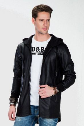 Cipo & Baxx Allwetterjacke Jacke im unifarbenen Look