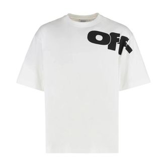 Off-white Shared Logo Skate T-Shirt - - Tops - Herren - Wei&szlig; - XS