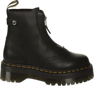 Dr. Martens Jetta Plateaustiefel mit Rei&szlig;verschluss - - Shoes - Damen - Schwarzk - 40 EU