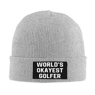 Generic Classique Beanie pour Homme, LD Golfeur Le Plus Correct, L&eacute;ger Chapeau dhiver Tricot&eacute;, Tricoter Chapeau pour Adultes, Cyclisme, Ski
