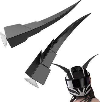 Generic Motorrad Helm H&ouml;rner - Realistische Teufelsh&ouml;rner mit Saugnapf, Super Lustiges Stilvolles Helm-Accessoire, Robust Leicht, Schnelle Montage | Halloween