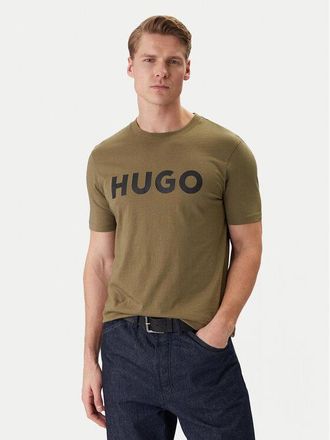 HUGO BOSS T-Shirt Dulivio 50467556 Khakifarben Regular Fit