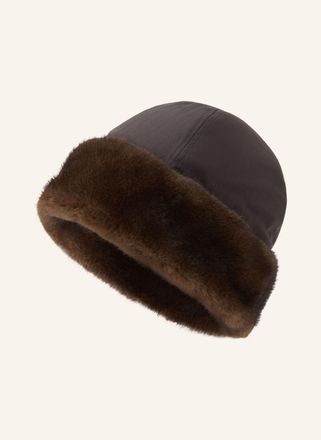 Claudie Pierlot Claudie Pierlot Hut Mit Kunstfell braun