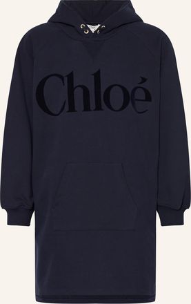 Chloé Hoodie-Kleid blau