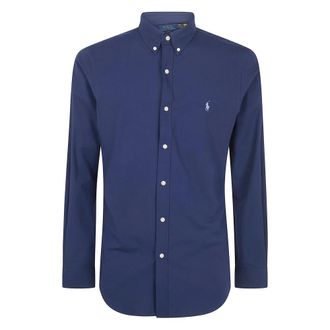 Polo Ralph Lauren Long Sleeves Sport Shirt - - Shirts - Herren - Blau - XL