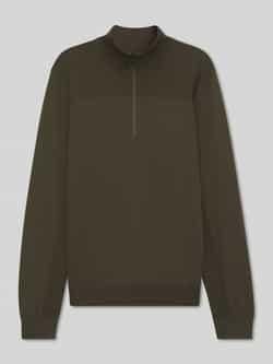 HUGO BOSS Regular Fit Pullover mit Schurwoll-Anteil Modell KN_Momentum-X QZ