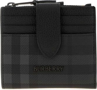 Burberry Porte-cartes mini en toile imprim&eacute;e - Homme - Accessoires - Noir - Taille: ONE Size
