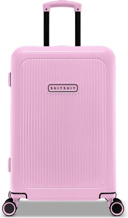 SuitSuit Koffer Groß 66 cm - Leicht Hartschalen Reisekoffer mit Rollen - TSA-Schloss - 55 L - Expression Fondant Pink