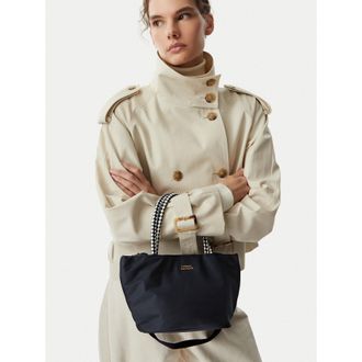 Tommy Hilfiger Handtasche Tommy Hilfiger Th Marina Bucket Nylon AW0AW18831 Dunkelblau