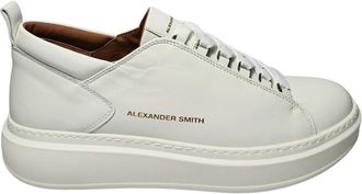 Alexander Smith Homme, Chaussures, Blanc, Taille: 44 EU sneaker Pelle