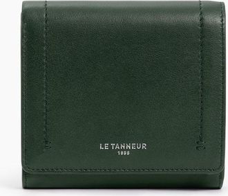 Le Tanneur Petit portefeuille &agrave; rabat Louison en cuir lisse