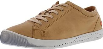 Softinos Femme Sneakers ISLA, Dame,Chaussures de Skateboard,Semelle intérieure Amovible,Chaussure de Sport,Low-Top,Orange (Warm Orange / 609),42 EU / 8 UK