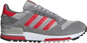 adidas Low-Top Sneaker - adidas ZX 600 Grey Three Better Scarlet Grey Two - Gr. 46 (EU) - in Wei&szlig; - f&uuml;r Damen