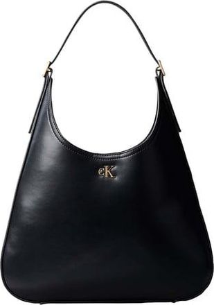 Calvin Klein Sac &agrave; main &agrave; logo m&eacute;tallique dor&eacute;