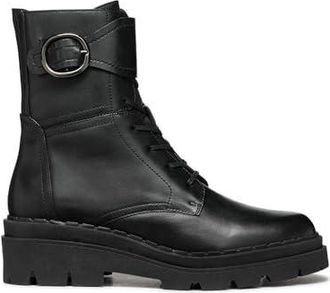Geox Femme D Felleny B Bottines à la Cheville, Noir, 39 EU