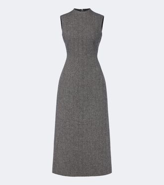 Maison Margiela Robe midi en laine