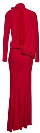 Magda Butrym Robe longue rouge &agrave; dos nu