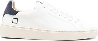 D.A.T.E. baskets en cuir à logo embossé - Blanc
