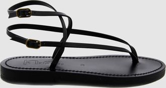 K.Jacques Sandales Abako Hevea Odeon Noir