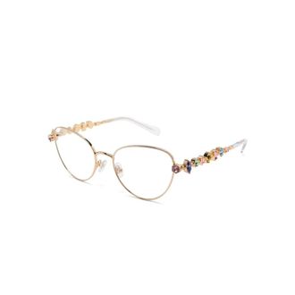 Swarovski Femme, Accessoires, Jaune, Taille: 53 MM Sk1024 404M Optical Frame