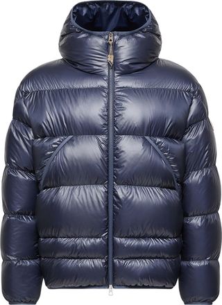 Moncler Moncler Doudoune Mi-longue &Agrave; Capuche Anapo, Homme, Bleu, Taille: 0
