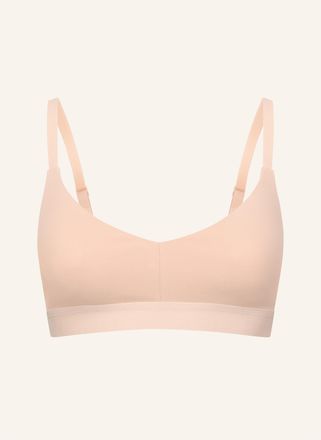 erlich textil Erlich Textil Casual Cotton Bralette Mit Herausnehmbaren Pads B&uuml;gellos Aus Bio-Baumwolle - Verstellbare Tr&auml;ger braun