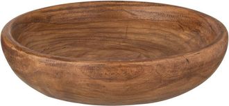 Les Tendances Plat en bois massif marron Paulina D 48 cm