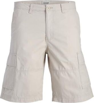 Jack & Jones Jpstcole Mateo Short Cargo Mid, Beige Clair, S Hommes