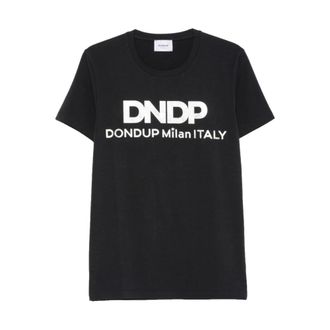 Dondup Figurbetontes T-Shirt mit Rundhalsausschnitt - - Tops - Herren - Blau - L