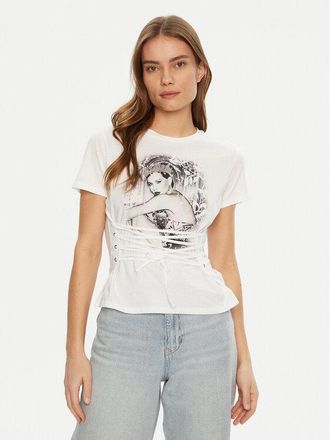 Guess T-Shirt W5RI32 K9RM1 Weiß Regular Fit