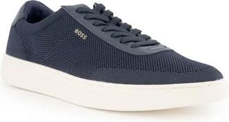 HUGO BOSS Herren Sneaker blau Textil