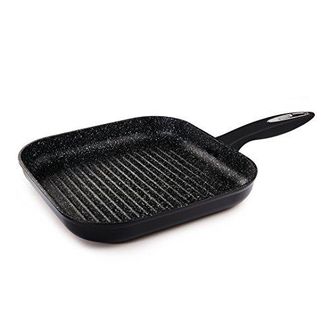 Zyliss Ultimate Antihaft Grillpfanne Induktion 26cm, Geschmiedetes Aluminium, Schwarz, Kein Öl oder Butter erforderlich, Spülmaschinenfest, 10 Jahre Antihaft