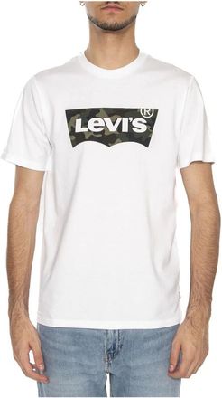 Levi's Homme, Tops, Blanc, Taille: S T-Shirt Ras du Cou