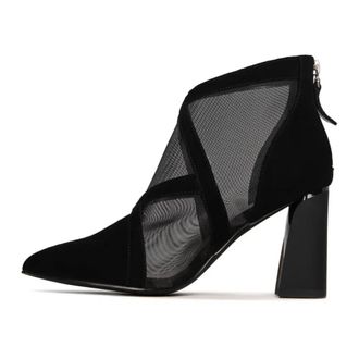 Cesare Gaspari Schwarze Durchsichtige Stiefeletten - - Shoes - Damen - Schwarzk - 38 EU