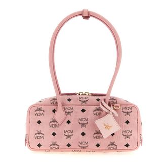 MCM Mcm, Femme, Sacs, Rose, Taille: ONE Size Aren East West Shoulder Bag
