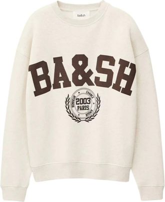 BA&SH Femme, Sweatshirts et sweats &agrave; capuche, Beige, Taille: 40 FR SweaT-shirts