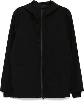 Rains Suva Regenjacke mit Kordelzug - Schwarz