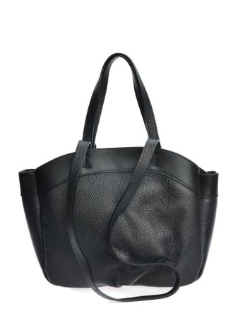 Anna Luchini Schwarz Rindsledertasche
